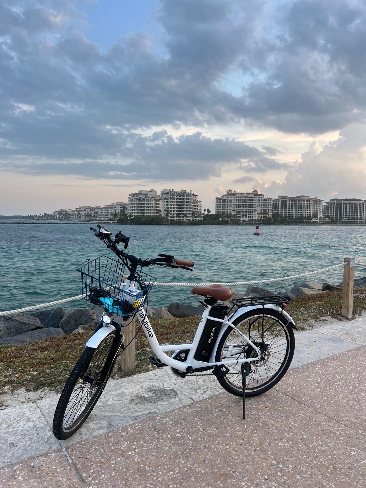 E-Beach Bike – White - Mr. Bikes